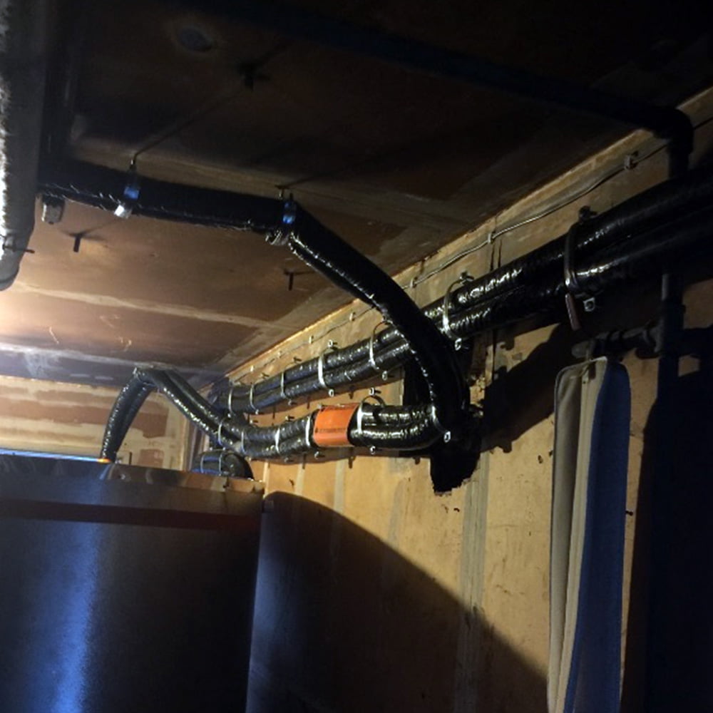 3/4 Dual Solar Line Set 82 ft Solar Hot Water Piping Stainless Steel ...