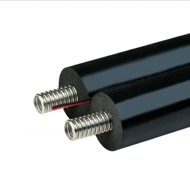 1in Dual Solar Line Set 82 ft Solar Hot Water Piping Stainless Steel ...